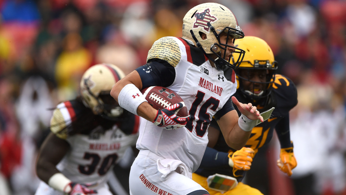 Maryland quarterback C.J. Brown is a game-time decision for the Ohio ...