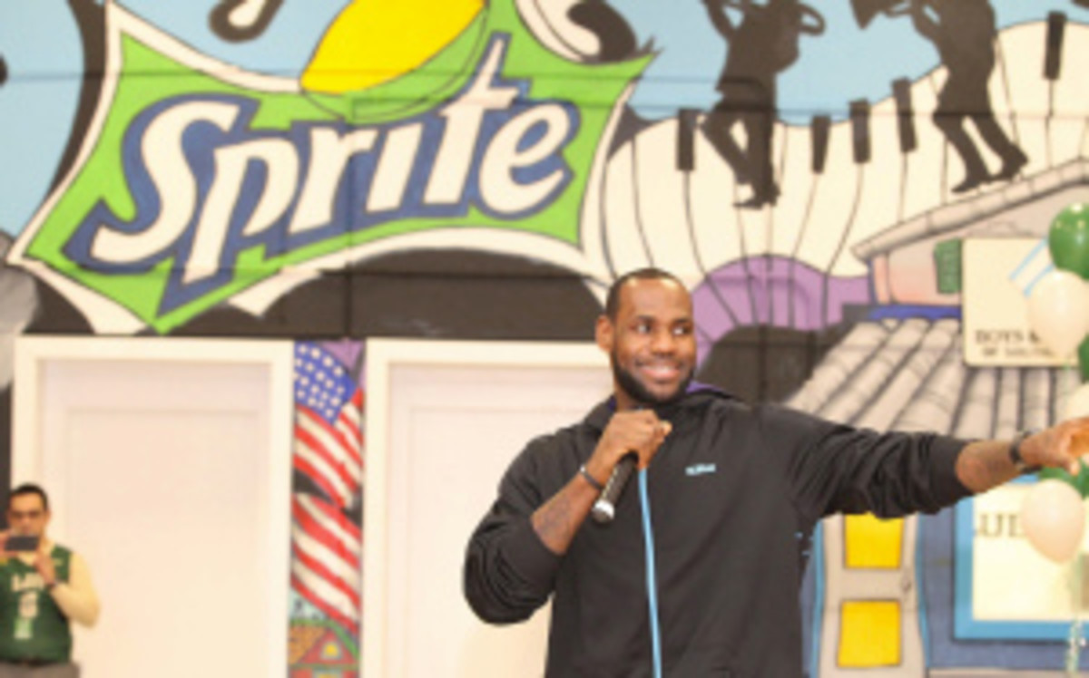 LeBron James gets limited edition Sprite drink - Sports Illustrated