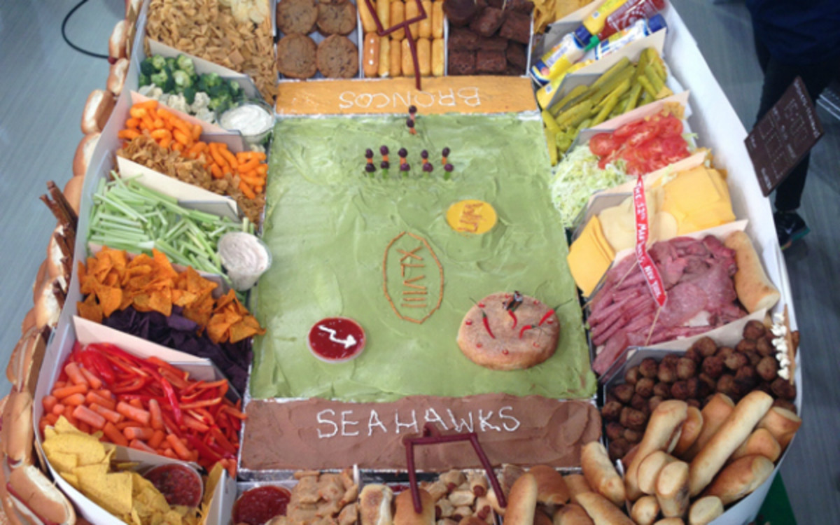 Good Morning America and Buzzfeed Built a Football Stadium Out of Food ...