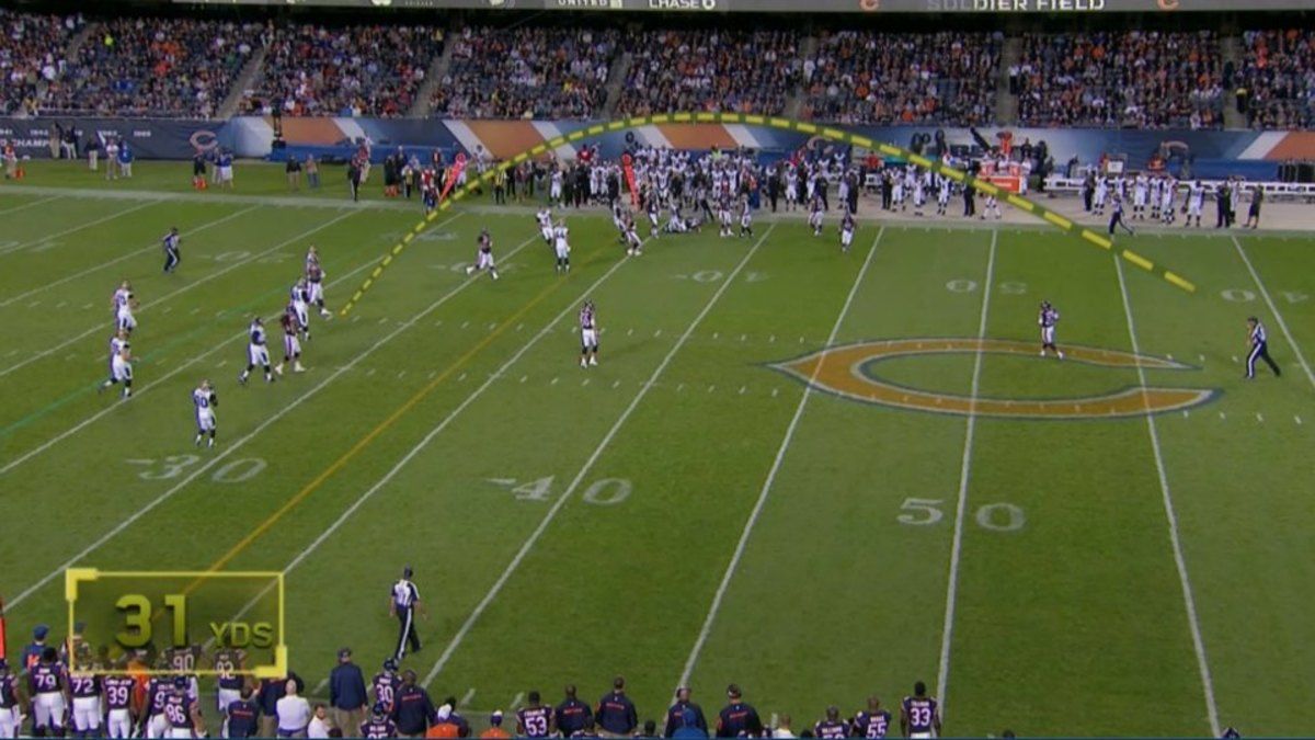 Referee launched his flag 31 yards during last night's Jaguars-Bears ...