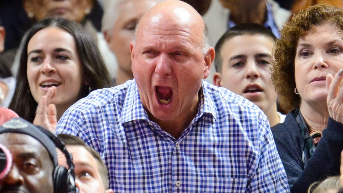 Los Angeles Clippers' Steve Ballmer was very excited for season opener ...