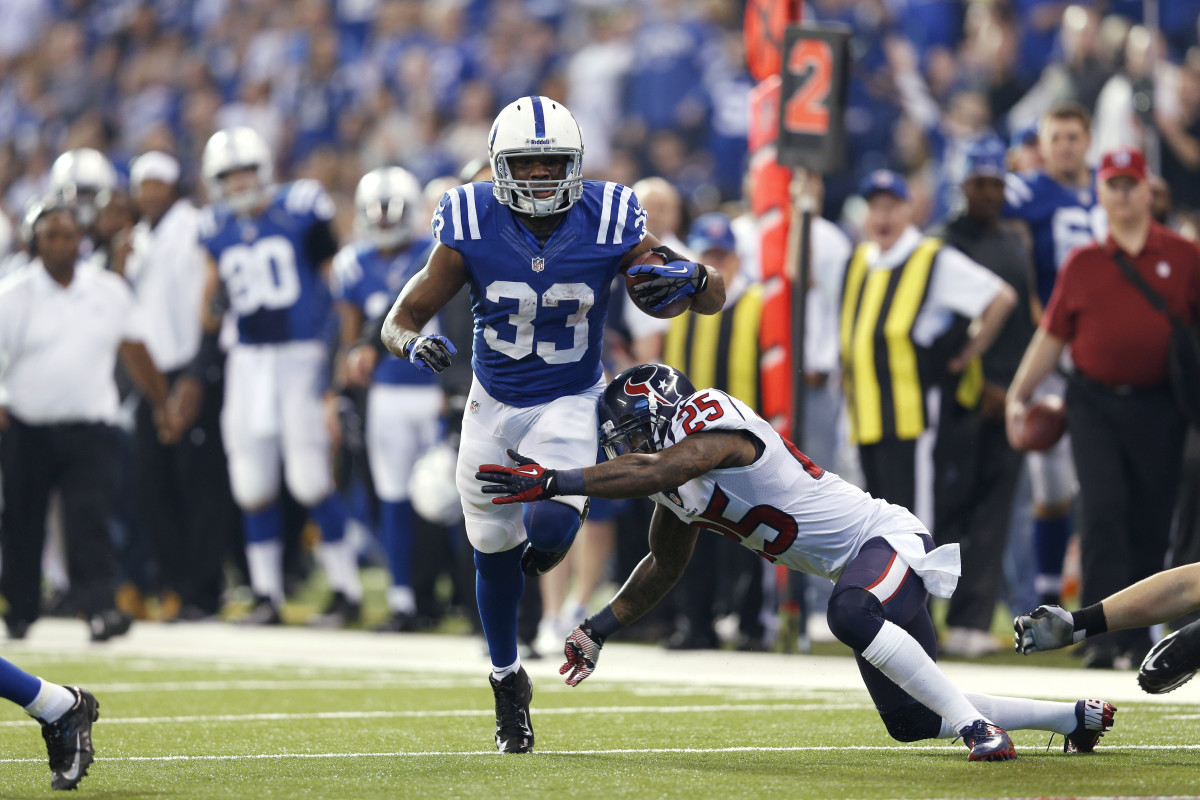 Indianapolis Colts running back Vick Ballard tears Achilles tendon in ...
