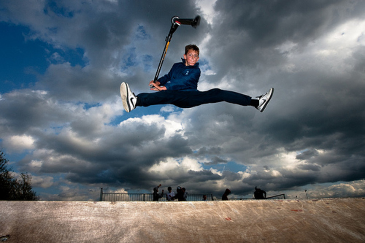 Sick Scooter Spins and Freestyle Moves - Sports Illustrated