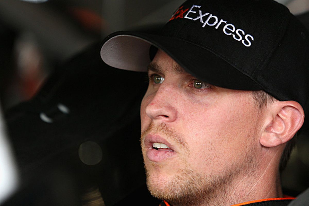 NASCAR'S Denny Hamlin cleared to race after metal in eye - Sports ...