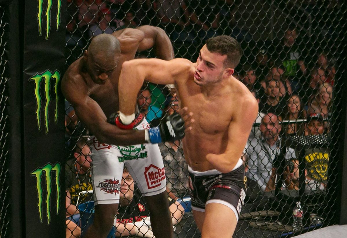 One-handed MMA fight Nick Newell going for title on NBC - Sports ...