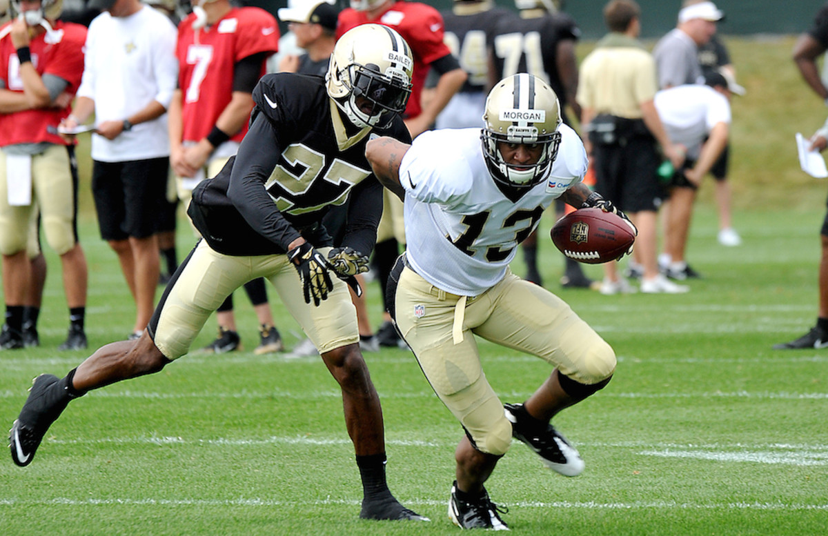 New Orleans Saints place WR Joe Morgan on reserve/suspended list ...