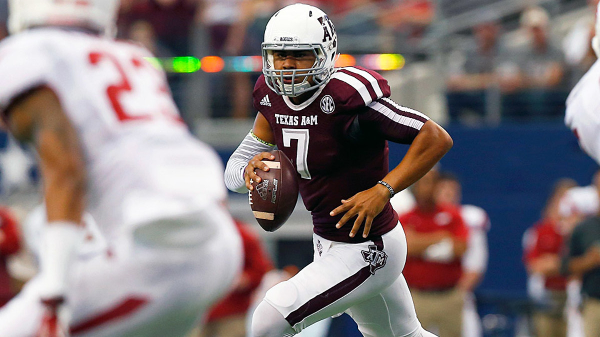 Kenny Hill, Texas A&M beat Arkansas 35-28 in overtime - Sports Illustrated