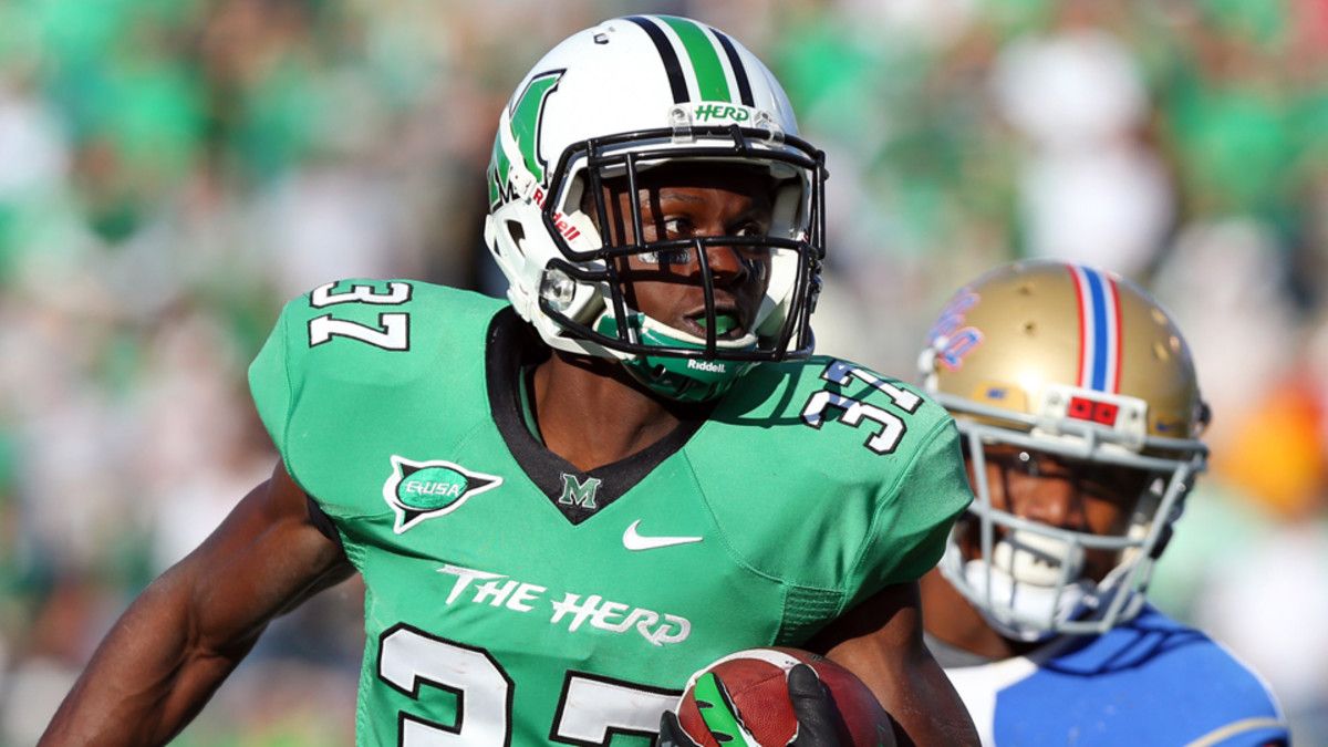 Marshall RB Kevin Grooms dismissed after arrest for domestic violence ...