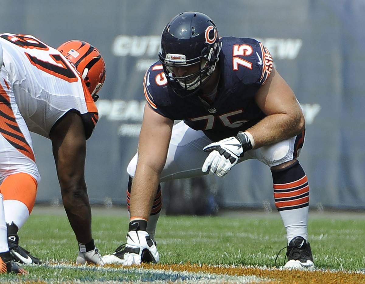 Report: Chicago Bears guard Kyle Long has viral infection, out for ...