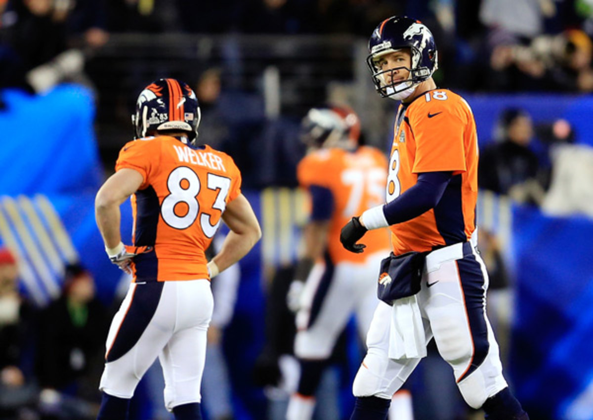 Peyton Manning harassed by Seattle's No. 1 defense in lopsided first ...