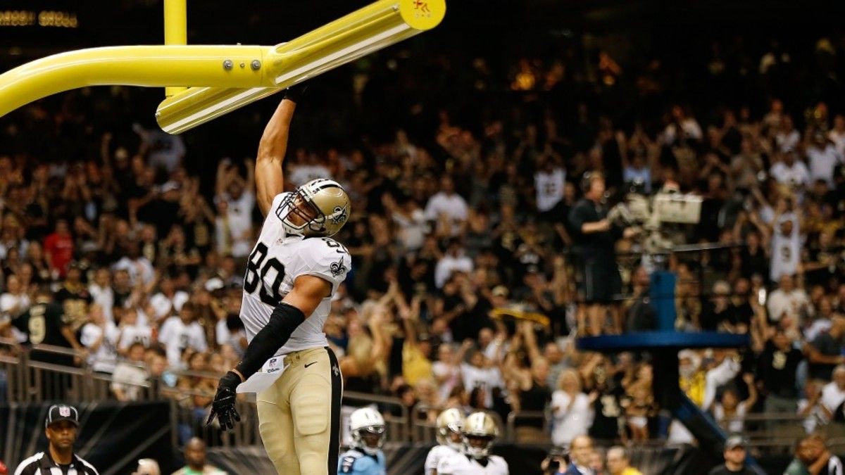 Saints' Jimmy Graham on dunk celebrations: 'Got to stop doing that ...