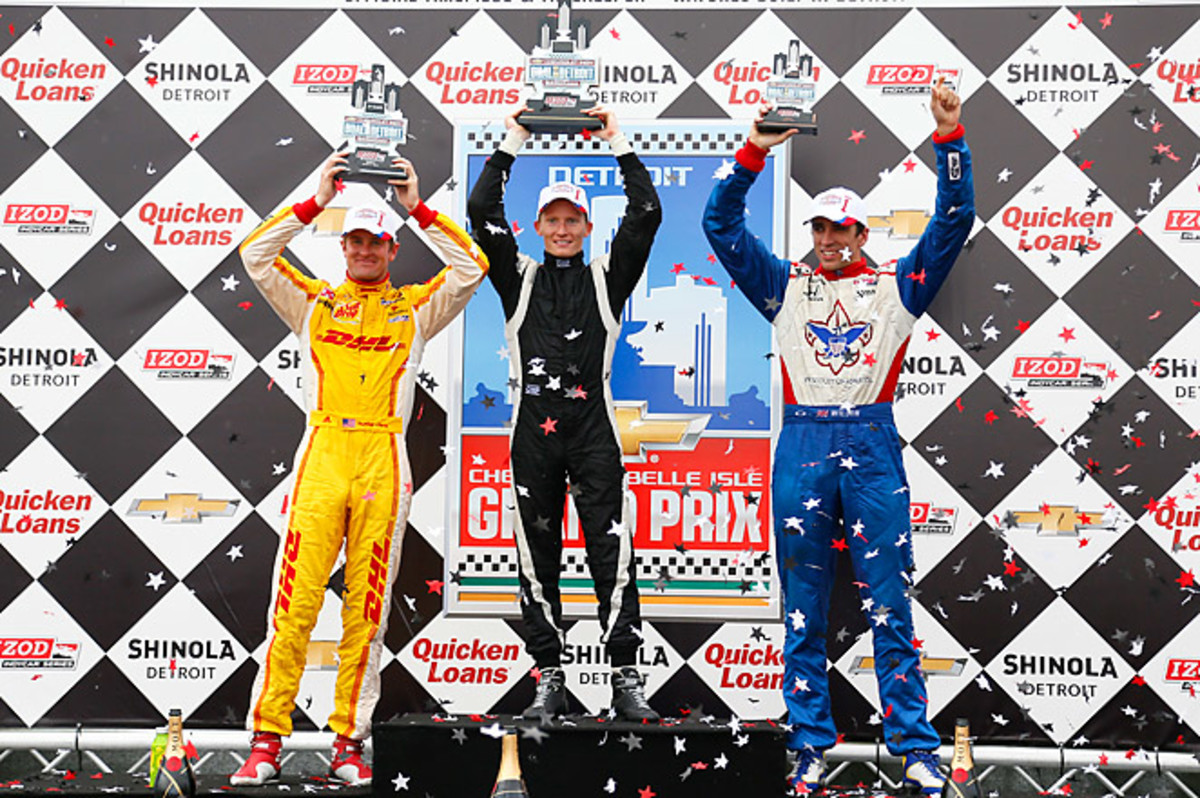 Mike Conway wins 1st of two races at Detroit Grand Prix - Sports ...