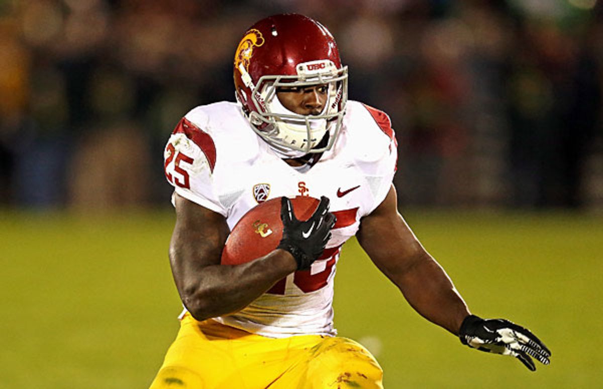 USC running back Silas Redd leaves game against Cal with right knee ...