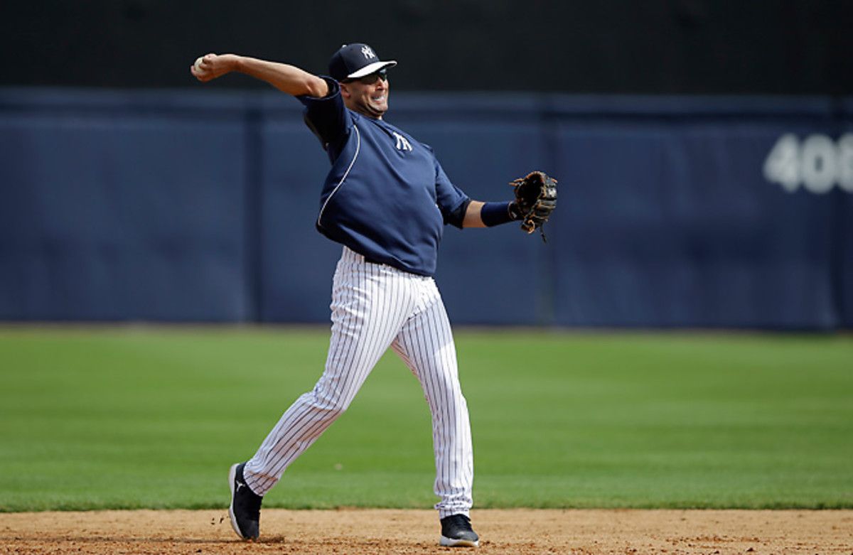Yankees Derek Jeter In Action