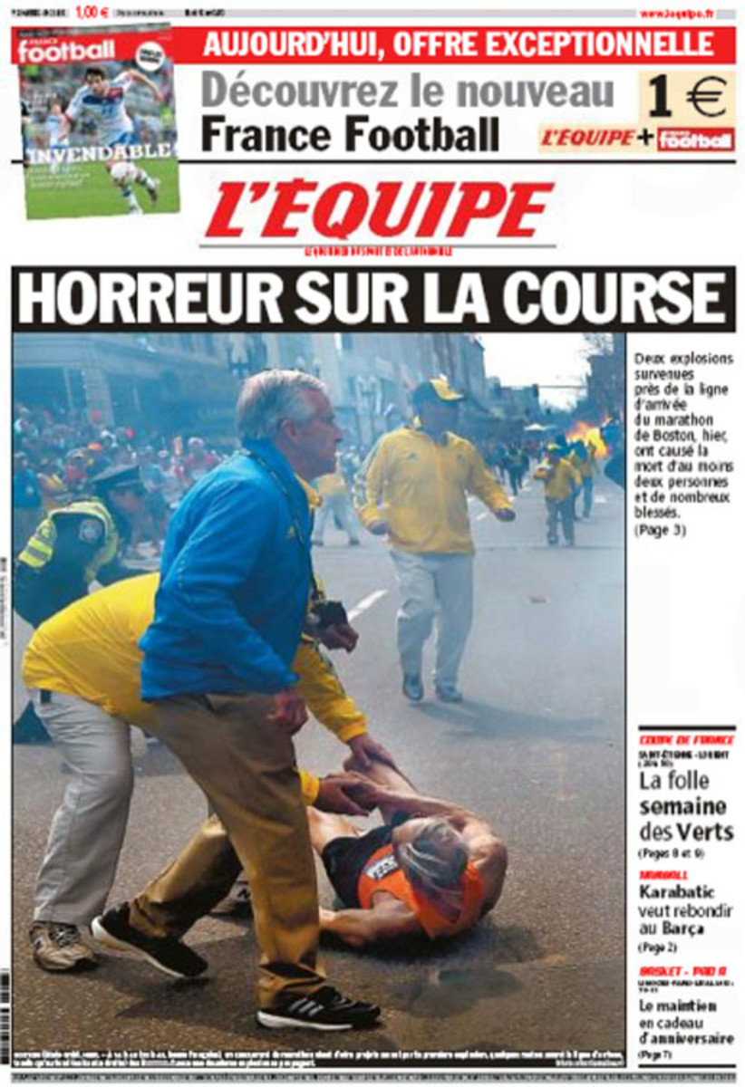 Boston Marathon Newspaper Front Pages - Sports Illustrated