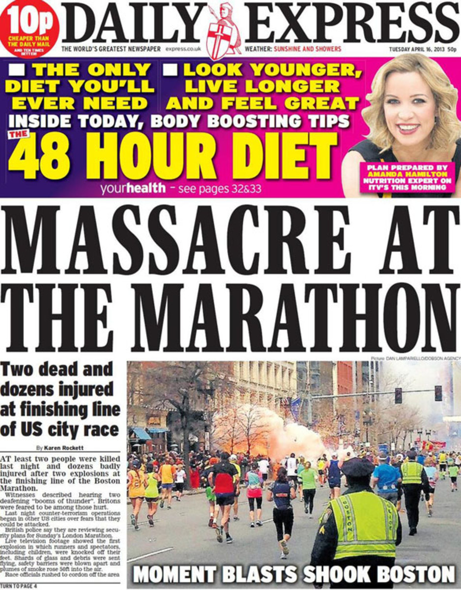 Boston Marathon Newspaper Front Pages - Sports Illustrated