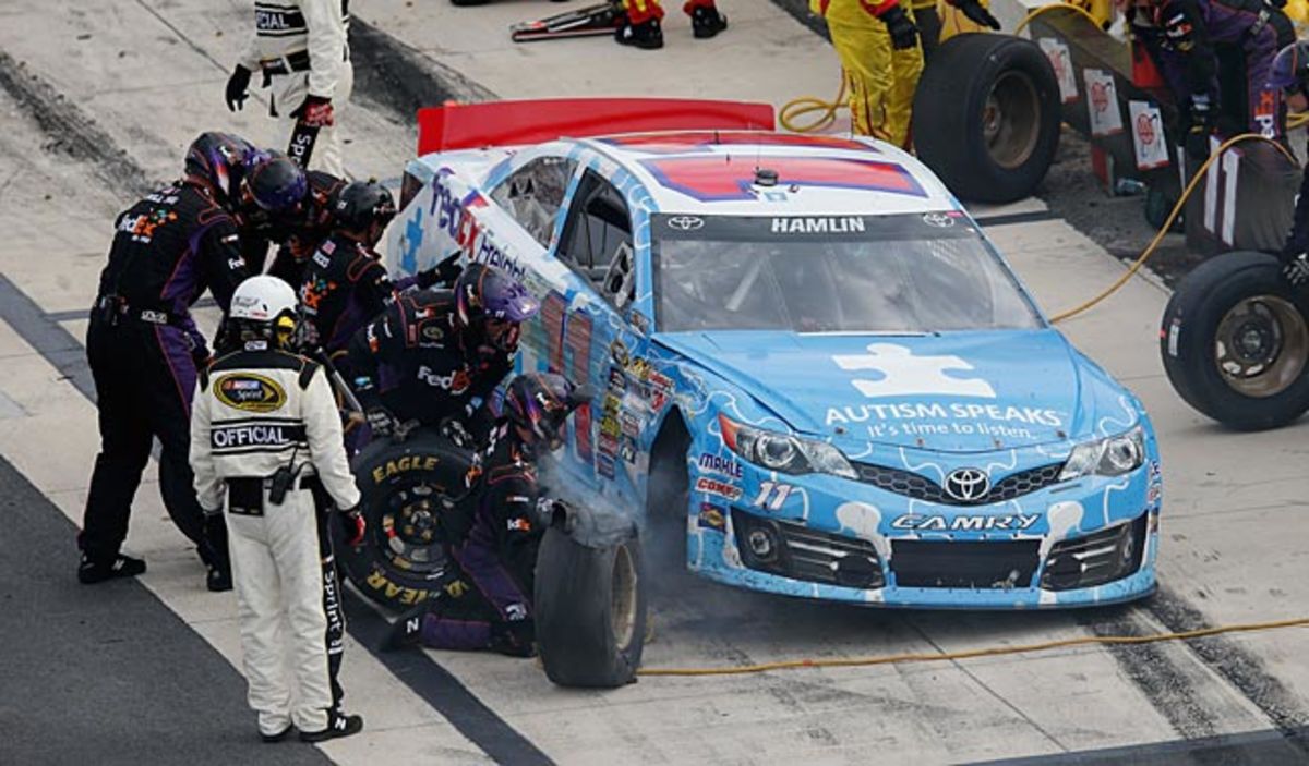 Lars Anderson: Denny Hamlin racing the Chase clock at Pocono - Sports ...