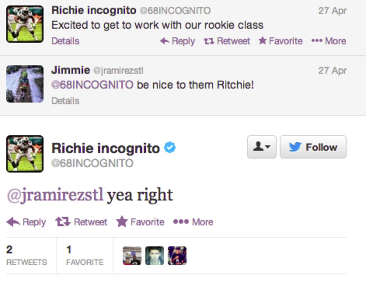 Richie Incognito Twitter