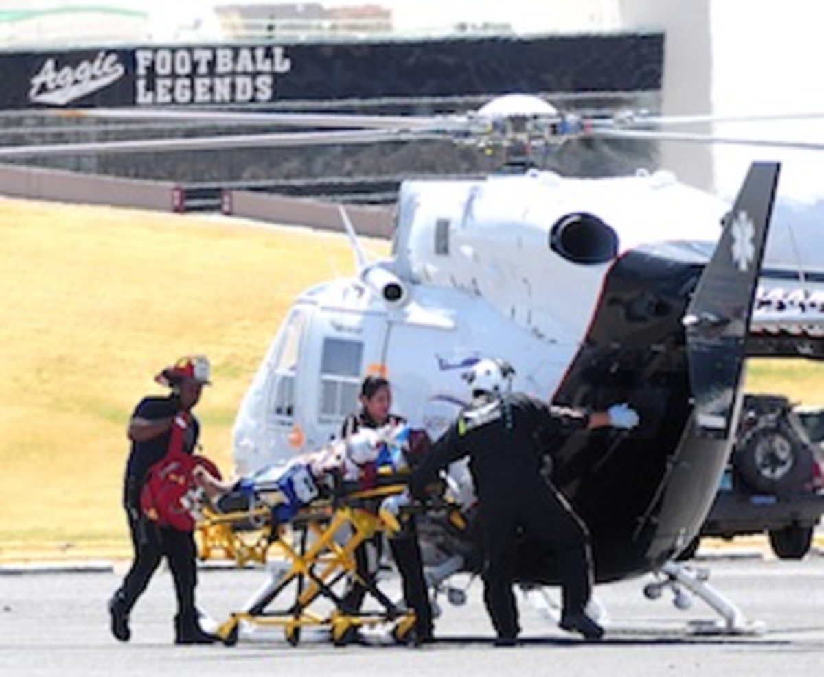 New Mexico State's Miles Washington injures spinal cord in scrimmage ...