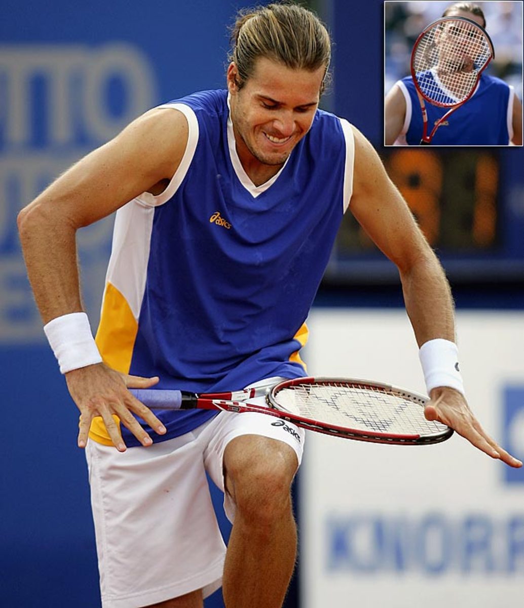 Tennis Players Smashing Rackets - Sports Illustrated