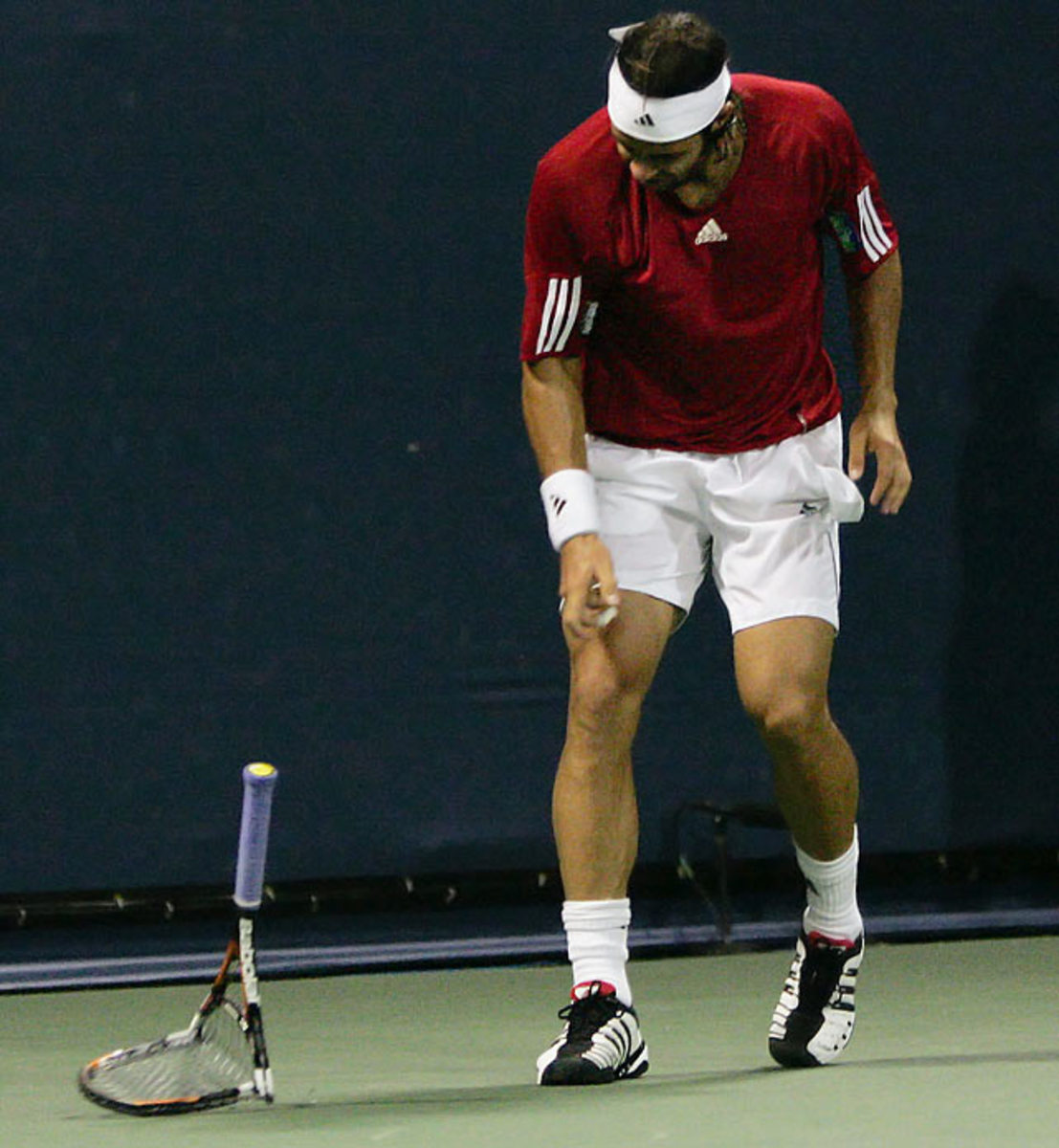 Tennis Players Smashing Rackets - Sports Illustrated