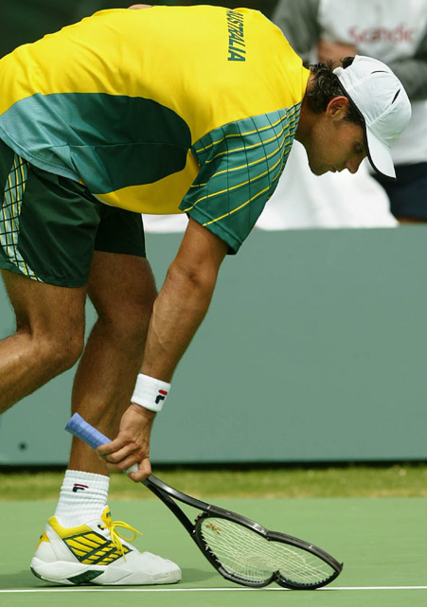 Tennis Players Smashing Rackets - Sports Illustrated