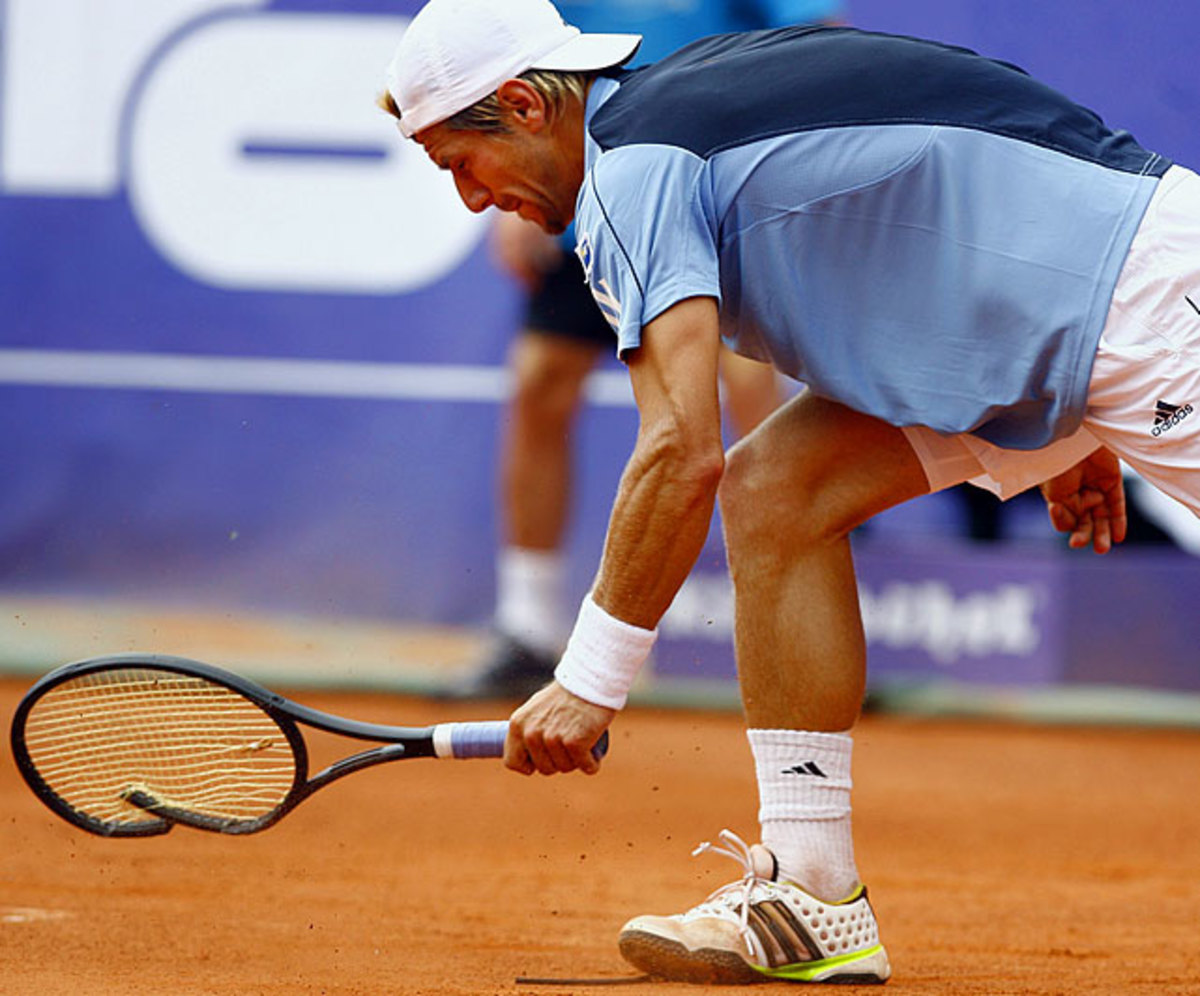 Tennis Players Smashing Rackets - Sports Illustrated