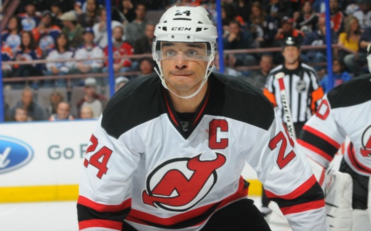 Devils captain Bryce Salvador hits head and hip, exits game early ...