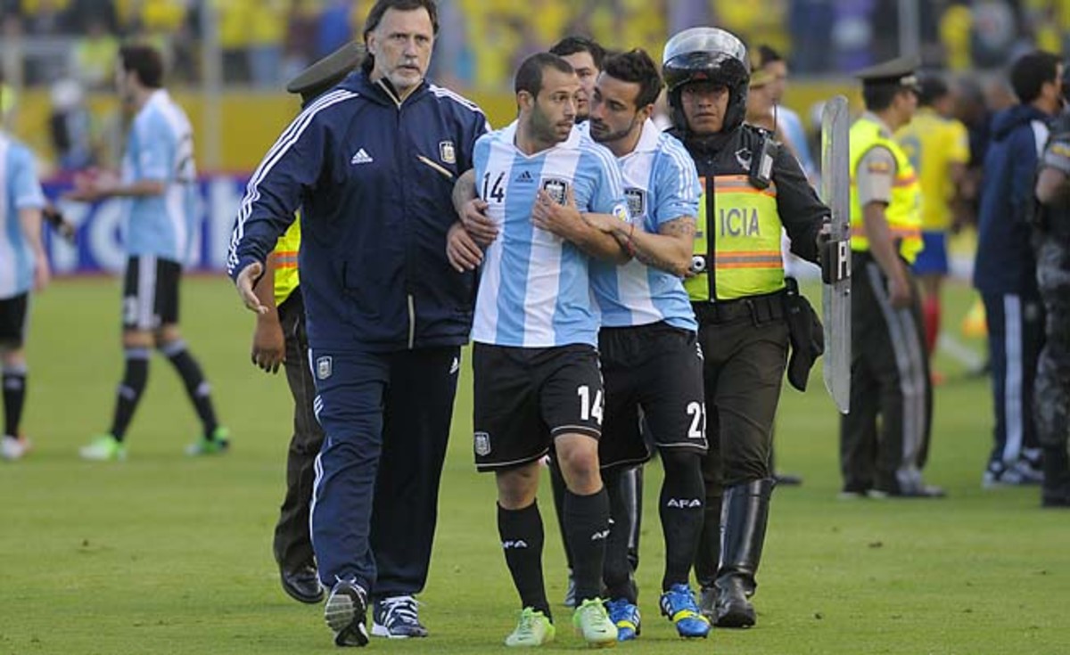 FIFA probes Javier Mascherano's sending off vs. Ecuador - Sports ...