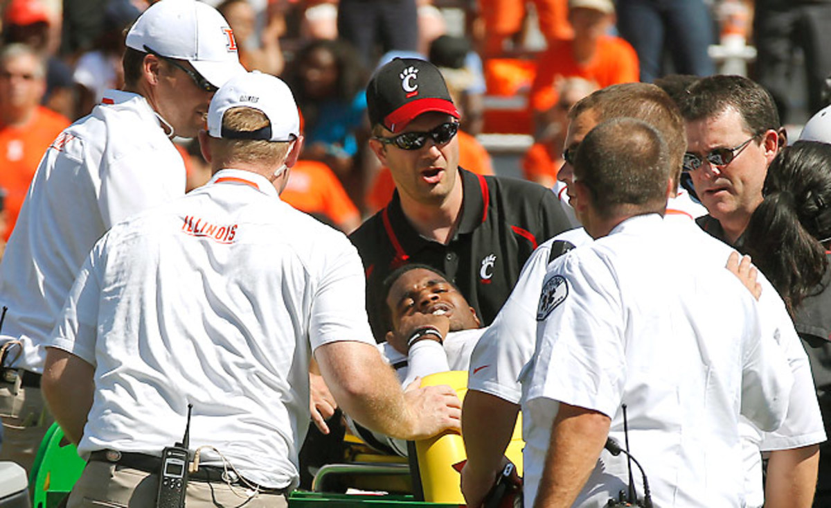 Cincinnati quarterback Munchie Legaux gets tests; Kay prepares to start ...