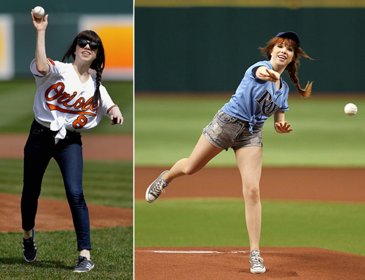 Celebrity First Pitches in 2013 - Sports Illustrated