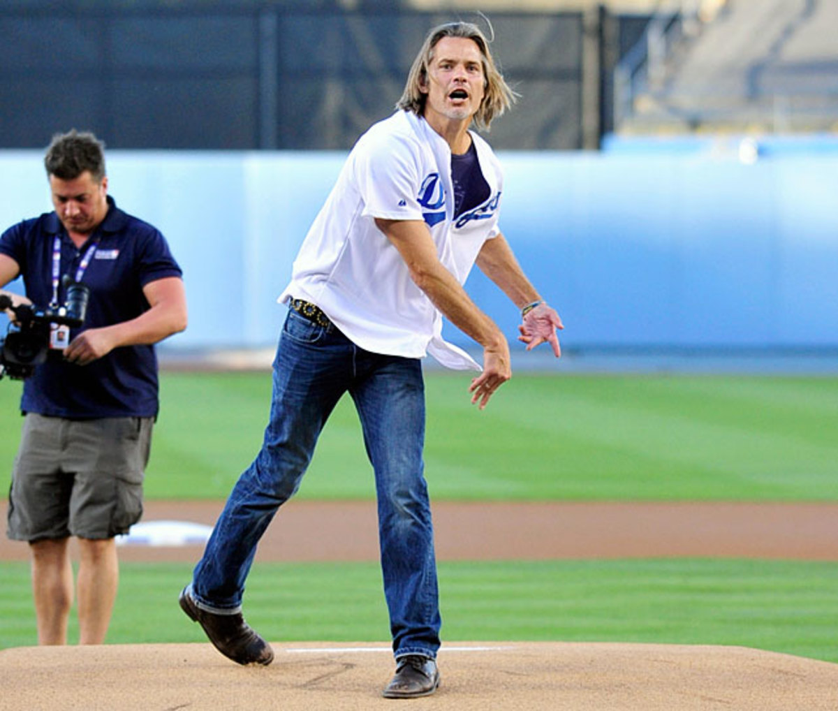 Celebrity First Pitches in 2013 - Sports Illustrated