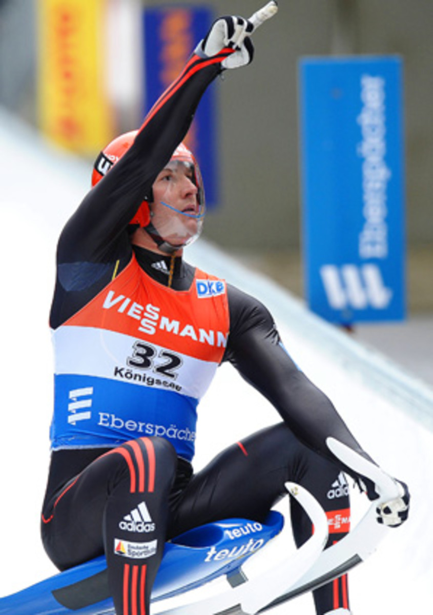 Roundup: Germany's David Moeller wins luge World Cup event - Sports ...