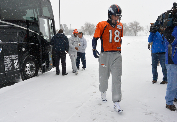 Peyton Manning denies any problems in cold-weather games - Sports Illustrated