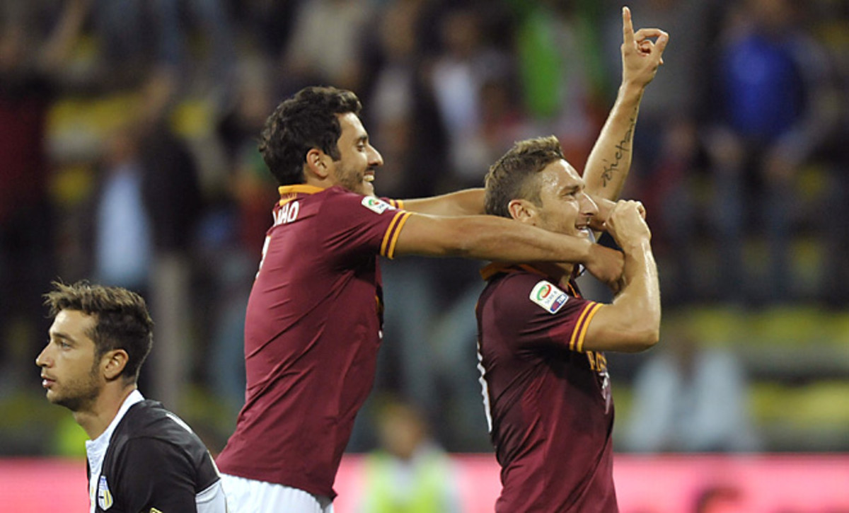 Francesco Totti out at least ten days with hamstring injury - Sports ...