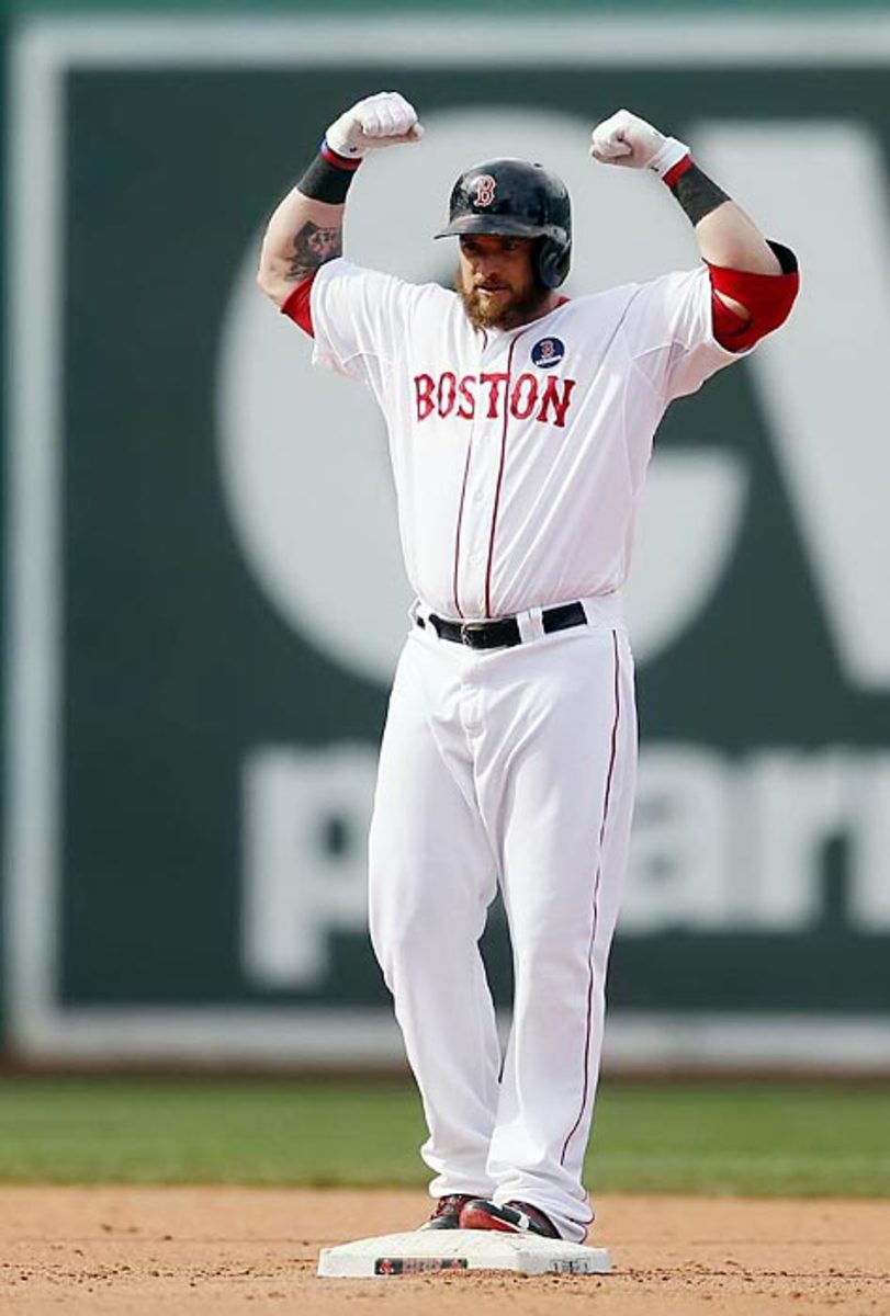Jonny Gomes Red Sox Helmet