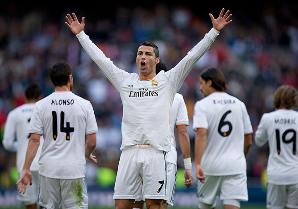 Cristiano Ronaldo's three goals fuel Madrid thrashing of Sociedad ...