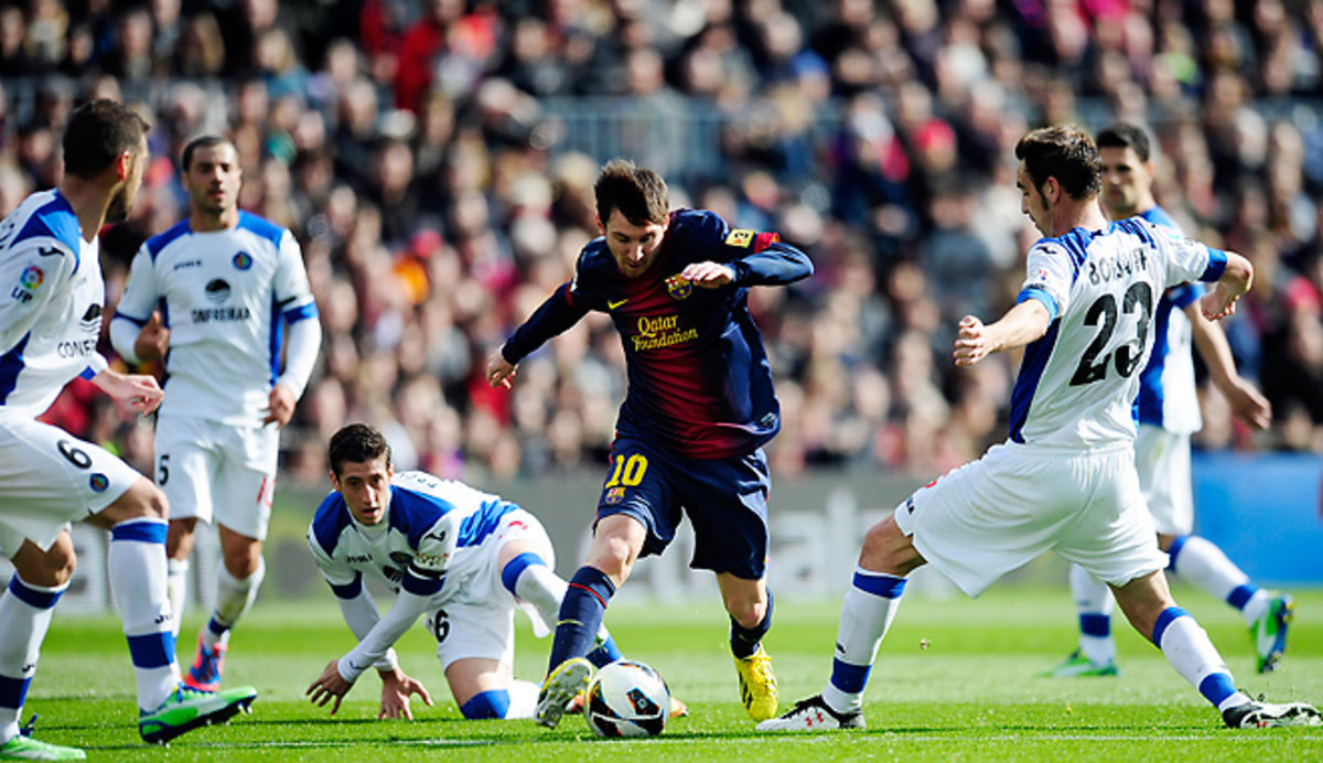 Messi and Iniesta anchor a dominating 6-1 win over Getafe - Sports ...