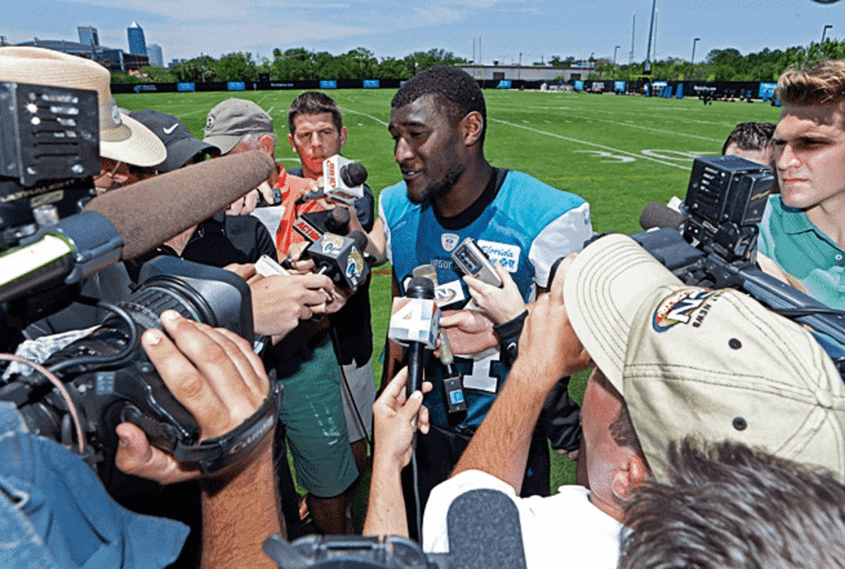 Jaguars' coach says Justin Blackmon-Jason Babin rift is no issue ...