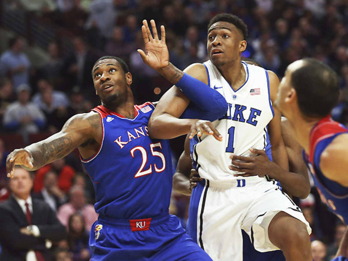 No. 5 Kansas prevails over No. 4 Duke in entertaining matchup of star ...