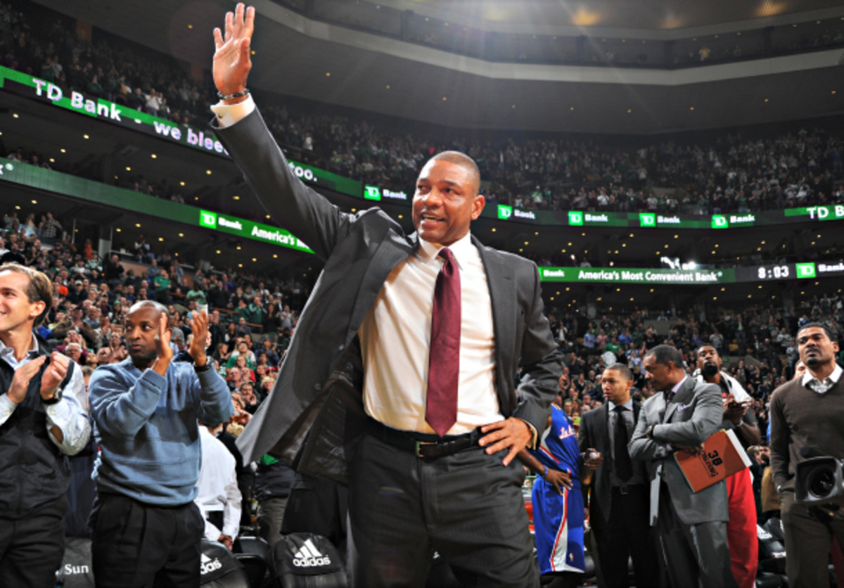 Doc Rivers returns to Boston with a warm embrace from Celtics fans ...