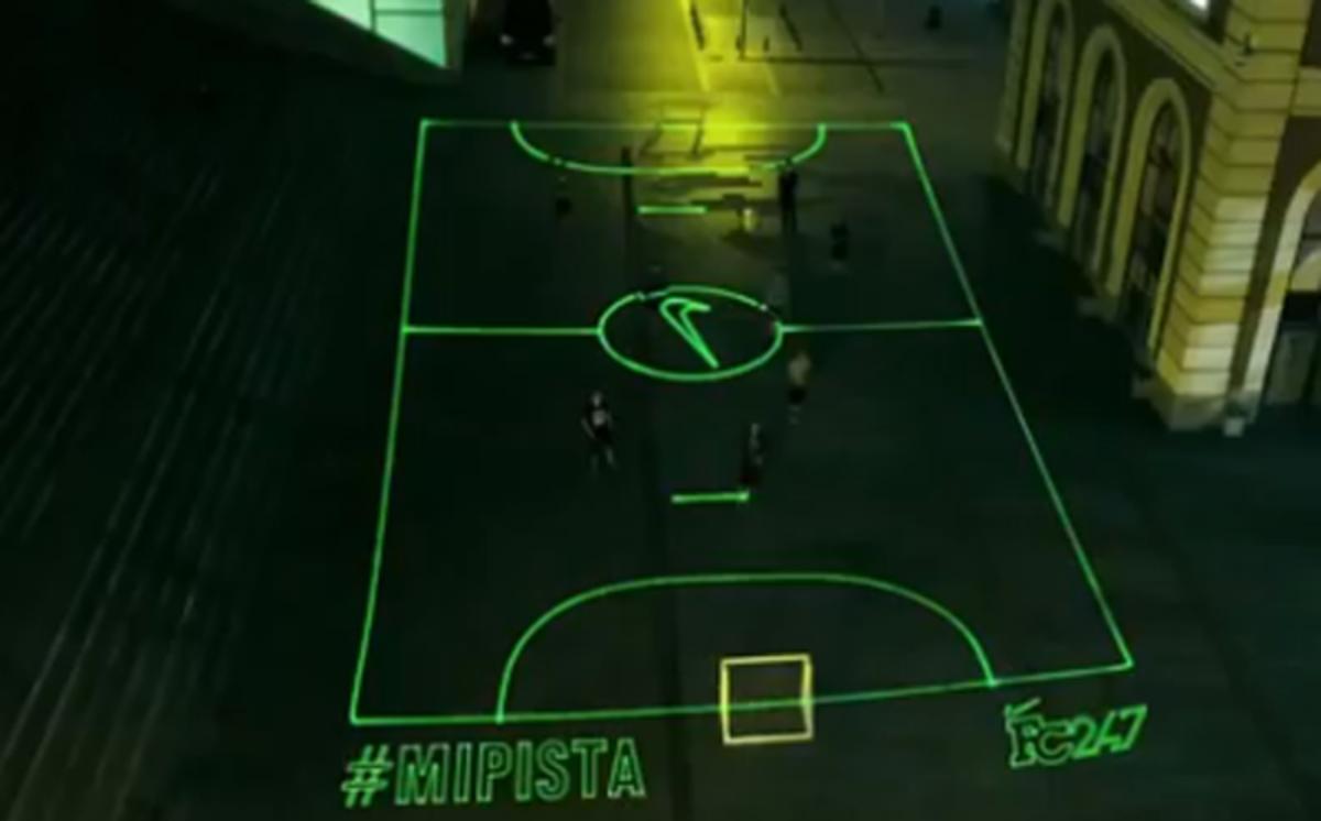 Nike's Using Frickin' Laser Beams to Project Soccer Fields onto City ...