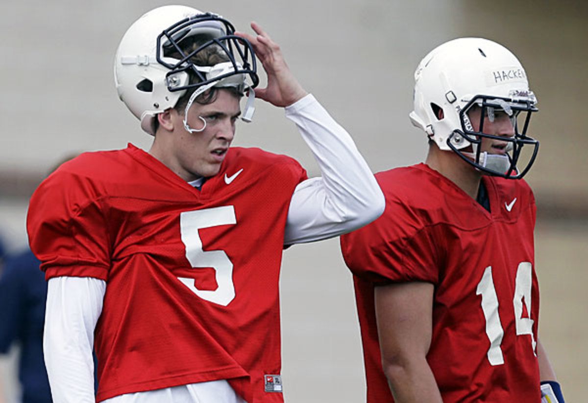 Penn State's Tyler Ferguson, Christian Hackenberg listed as co-starters ...