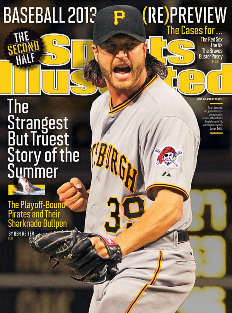 Pirates' Jason Grilli and Giants' Buster Posey on July 22 covers of ...