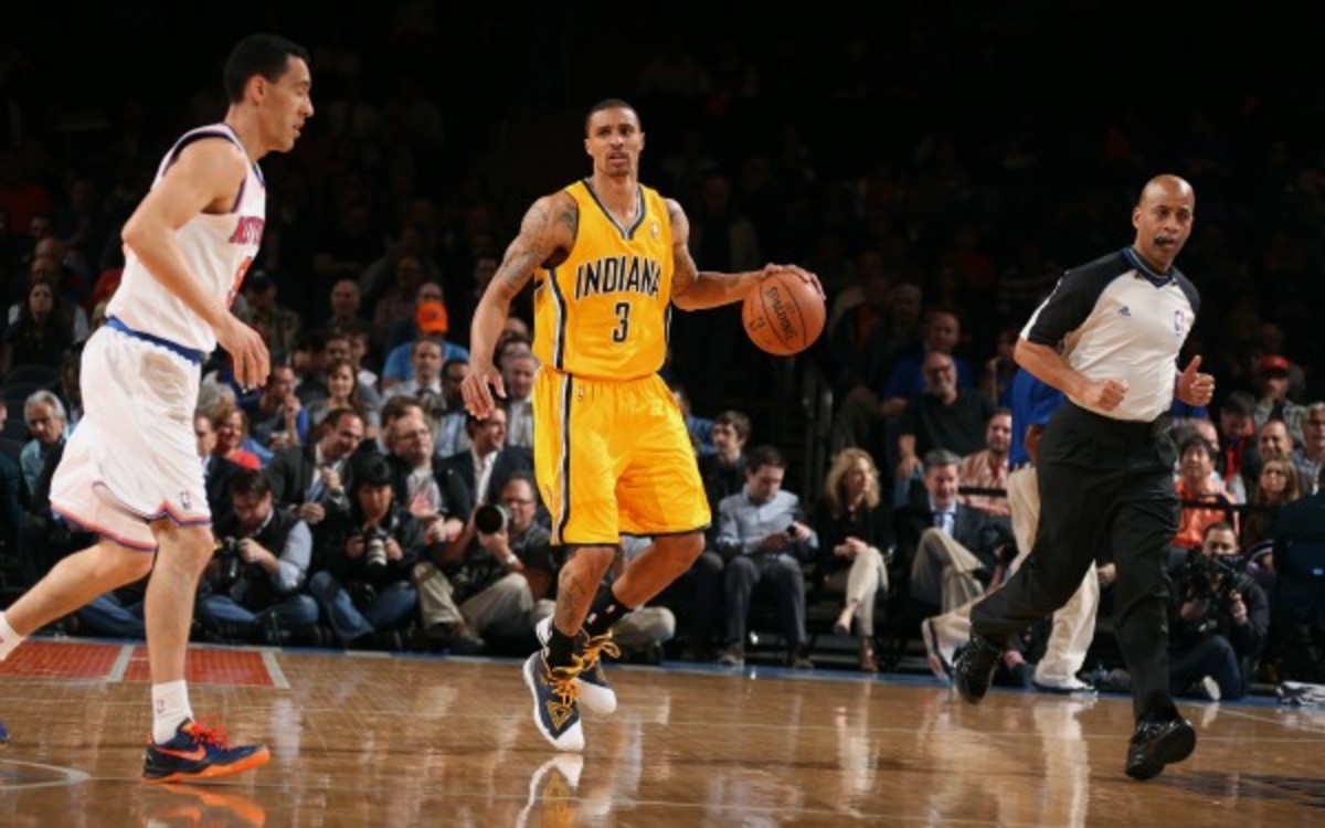 Pacers point guard George Hill cleared to play Saturday against Knicks ...