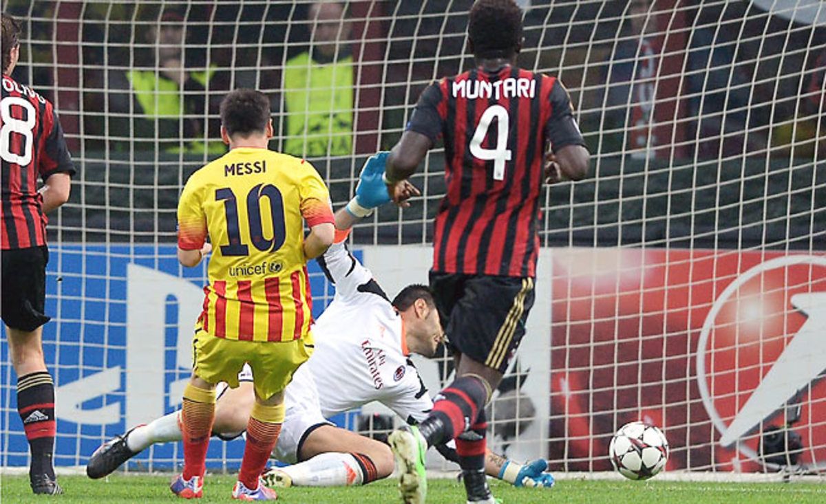 Lionel Messi equalizer earns Barcelona 1-1 Champions League draw with ...
