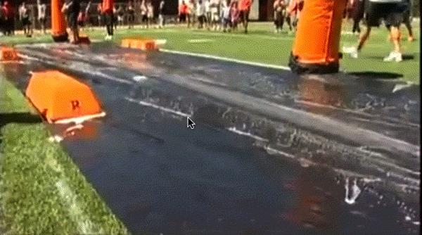 Oregon State's Football Team Had Massive Slip-n-Slides at Saturday's ...
