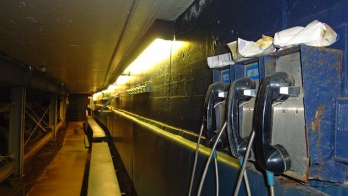 The Padres Old Qualcomm Stadium Dugout Is Intact, Under the Football ...