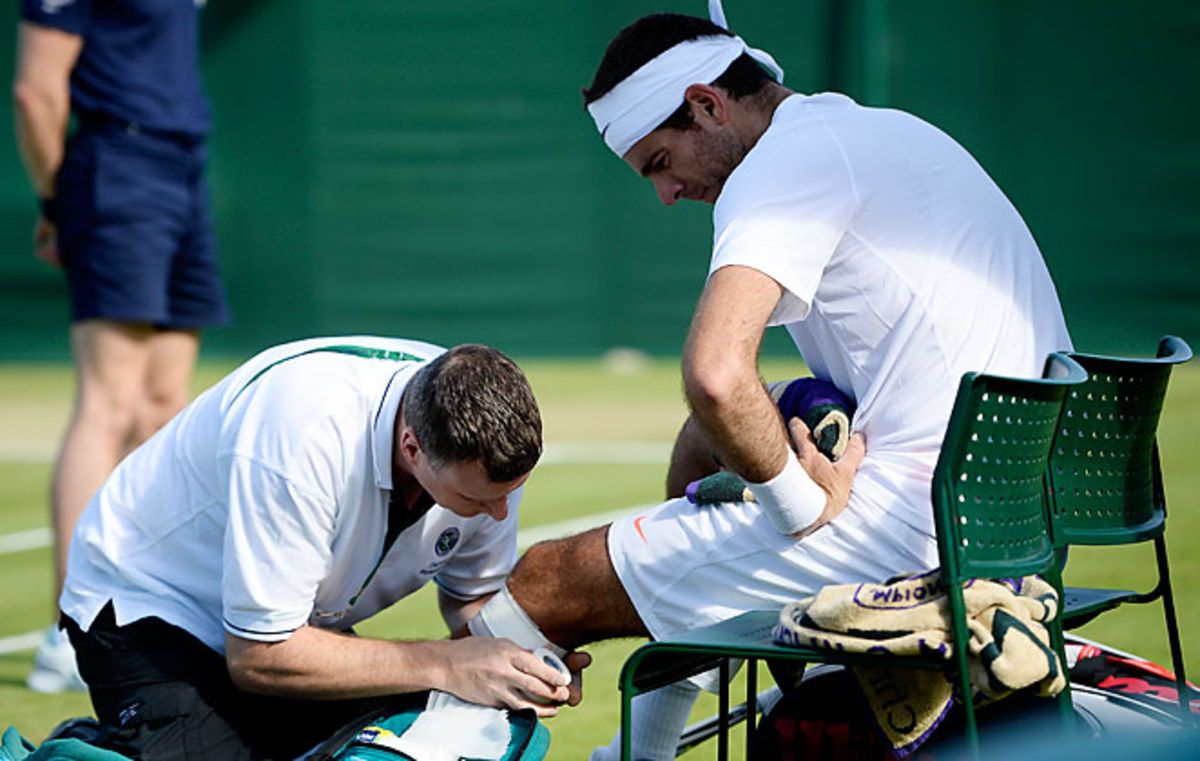 After fall, Juan Martin Del Potro concerned about knee, ankle injures ...
