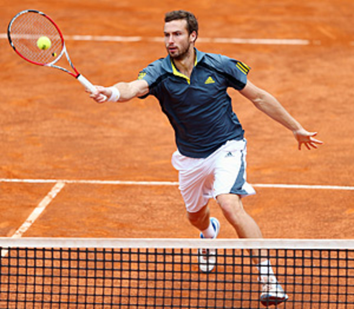 Rafael Nadal survives stern test from Ernests Gulbis at Italian Open ...